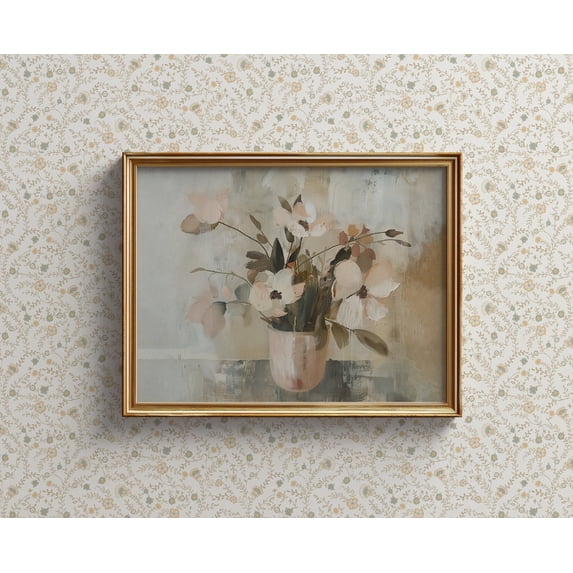 Botanical Wall Art Print Cottage Core Decor Neutral Wall Art Unframed ...