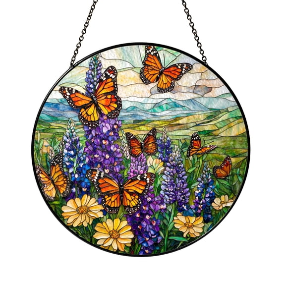 Botanical Window Decor – Butterfly Glass Suncatcher - Walmart.com