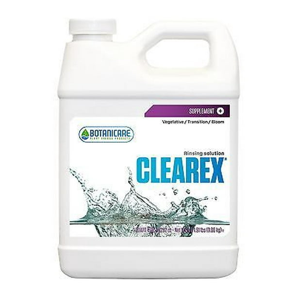 Botanicare CLEAREX Rinsing Solution, 1-Quart - Walmart Business Supplies