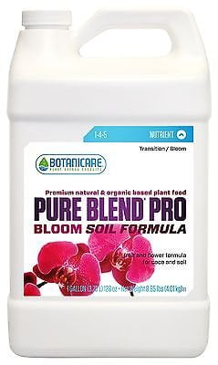 Botanicare PURE BLEND PRO Bloom Soil Nutrient 1-4-5 Formula, 1-Gallon ...