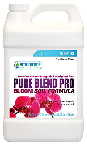 Botanicare PURE BLEND PRO Bloom Soil Nutrient 1-4-5 Formula, 1-Gallon ...