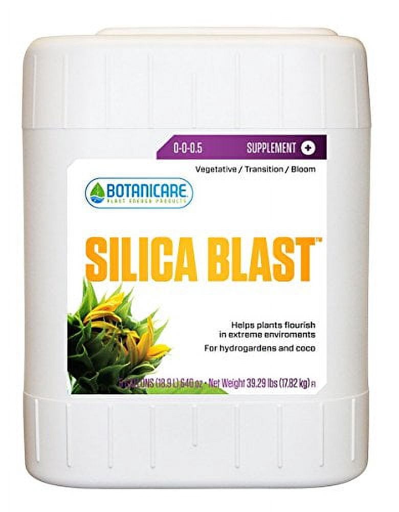 Botanicare SILICA BLAST Plant Supplement 0-0-0.5 Formula, 5-Gallon ...