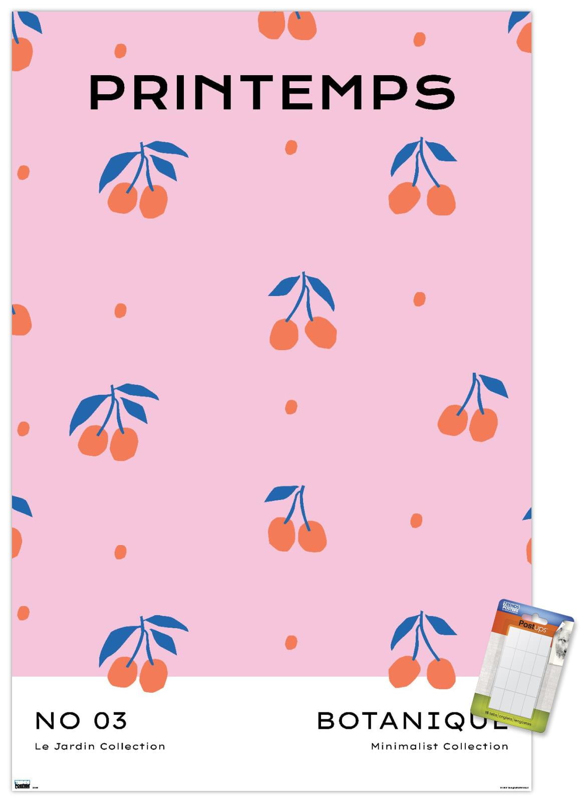 Botanique No 03 Wall Poster, 22.375" x 34" - Walmart.com