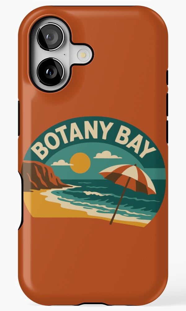 Botany Bay Travel Souvenir Phone Case for iPhone 11 12 13 14 15 16 17 ...