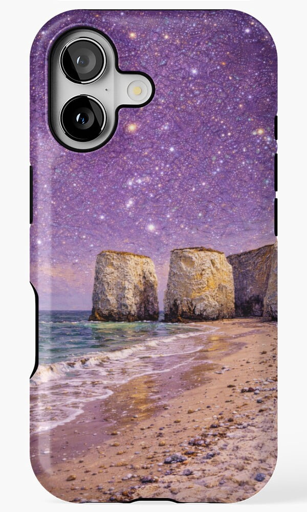 Botany Bay Violet Skies Phone Case for iPhone 11 12 13 14 15 16 17 Pro ...