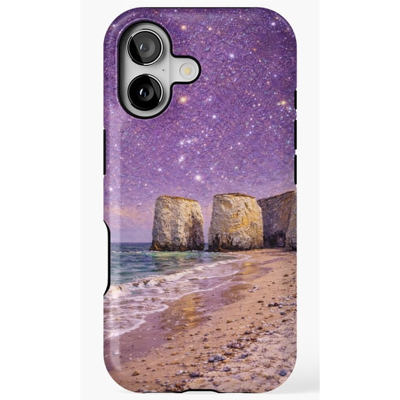 Botany Bay Violet Skies Phone Case for iPhone 11 12 13 14 15 16 17 Pro ...