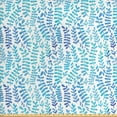 Ambesonne Botany Fabric by the Yard Upholstery, Aqua Color Palette ...
