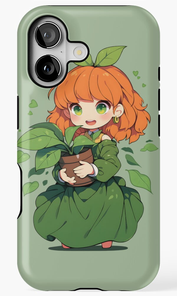 Botany Lady Gardener Nature Art Phone Case for iPhone 11 12 13 14 15 16 ...