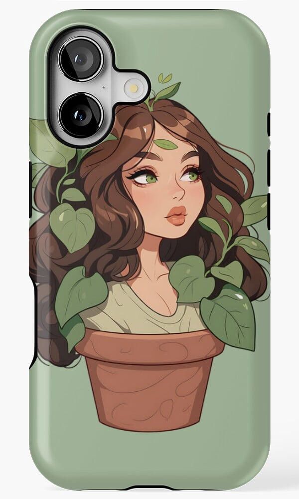 Botany Lady Nature Loving Art Phone Case for iPhone 11 12 13 14 15 16 ...
