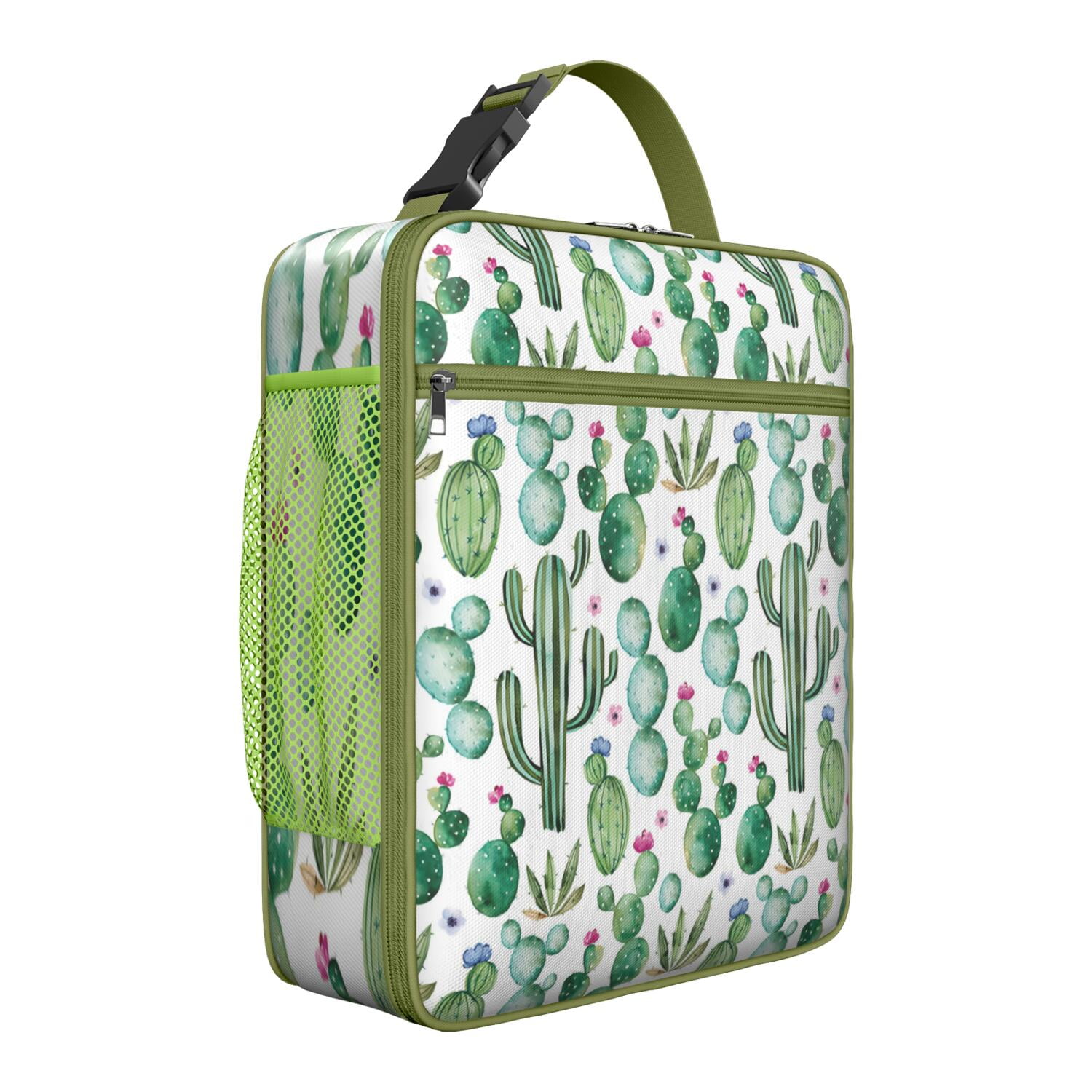 Botany Print Insulated Lunch Bag - Leakproof Reusable Portable Cooler ...