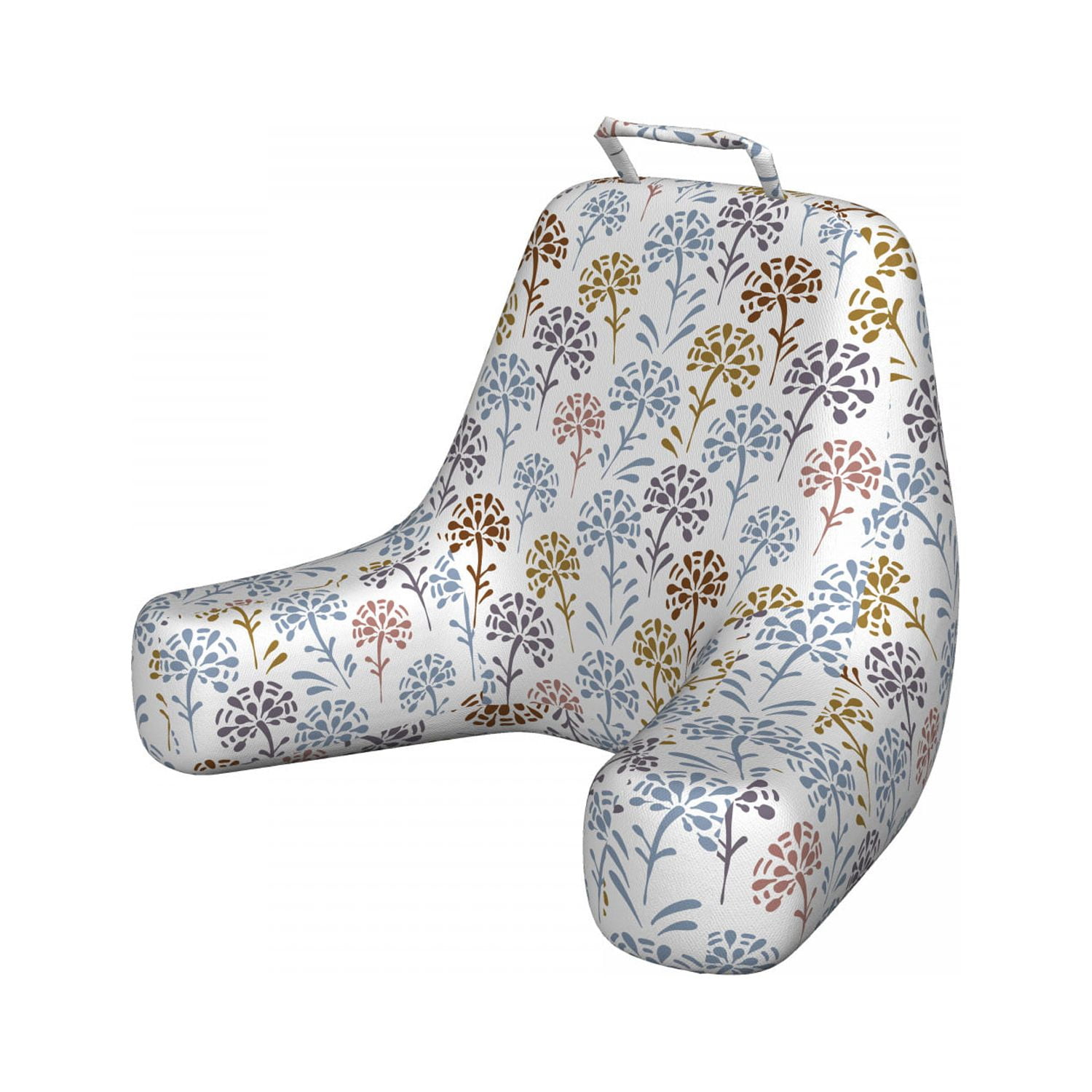 Botany Reading Pillow Cover, Nature Wonder Fun Pattern with Colorful ...