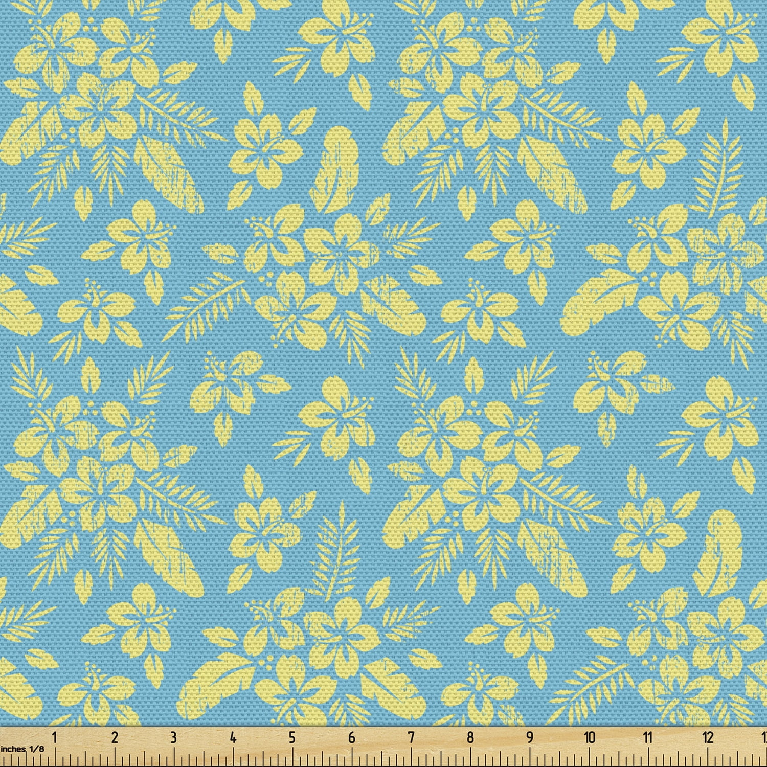 Ambesonne Botany Fabric by the Yard Upholstery, Exotic Aster Flower ...