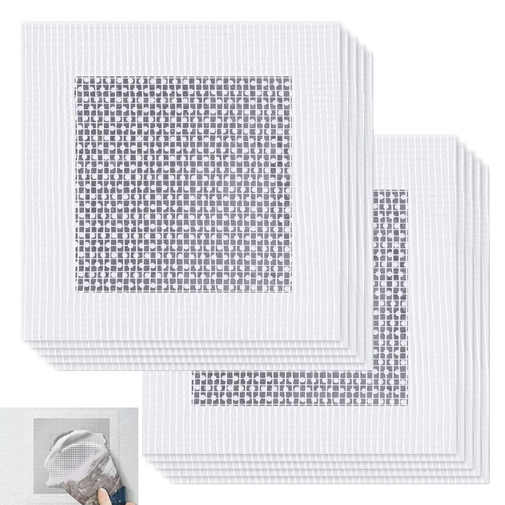 Botattraeck 10 Pcs Premium Aluminum Drywall Repair Kit, Easy-Apply Self ...