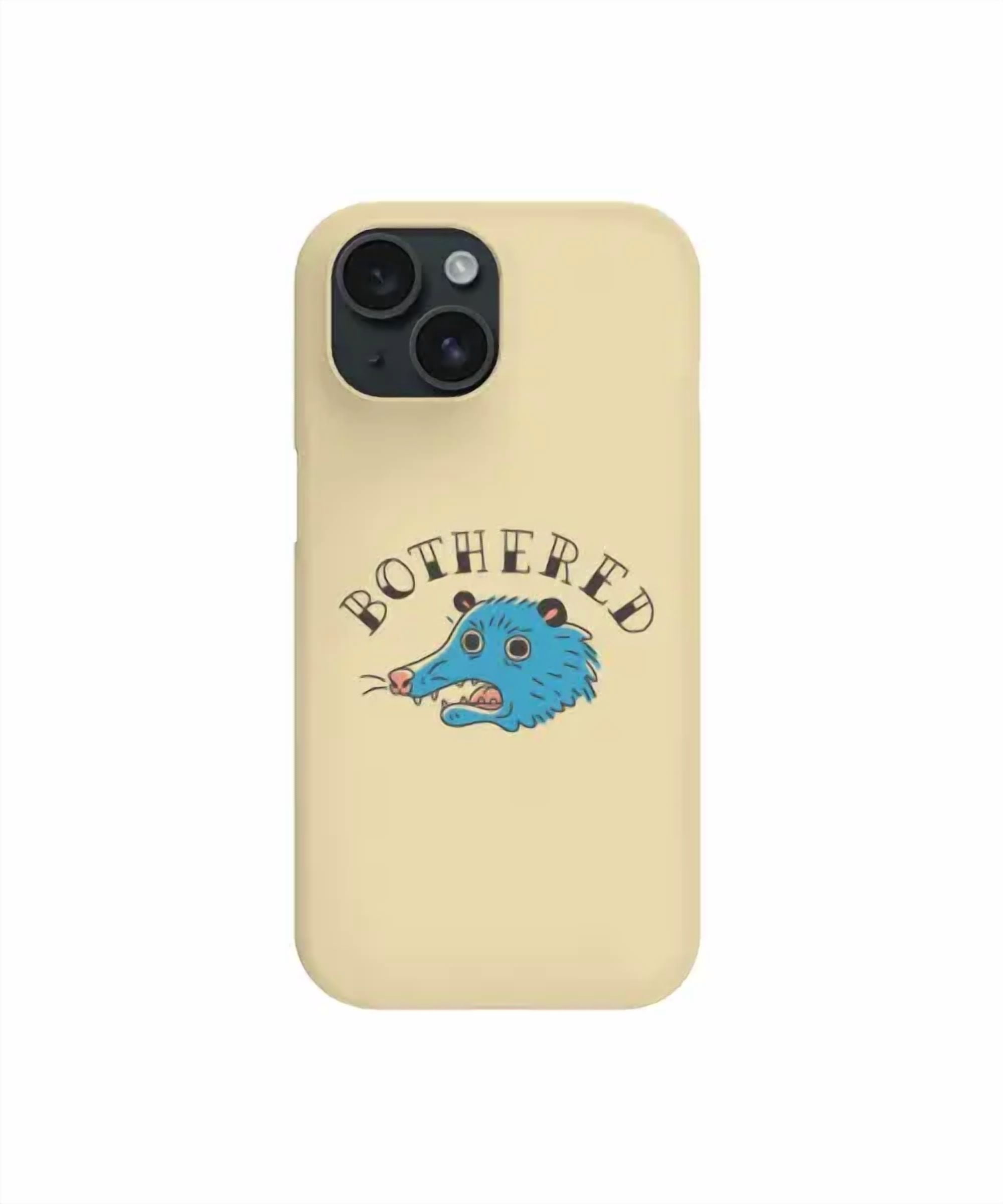 Bothered Funny Simple Quote Annoyed Phone Case for iPhone 16 15 14 13 ...