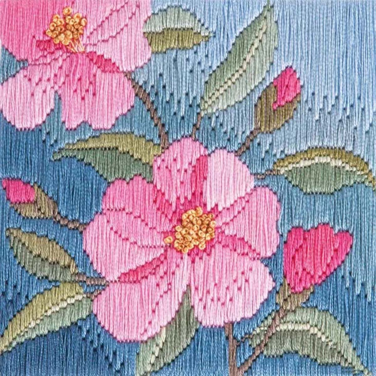 Bothy Threads Camellias Long Stitch Needlepoint Kit - Walmart.com
