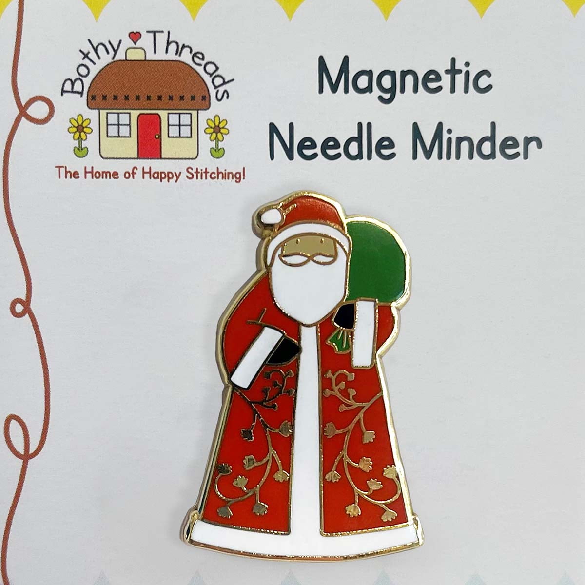 Bothy Threads Ol' St Nick Needle Minder Accessory - Walmart.com