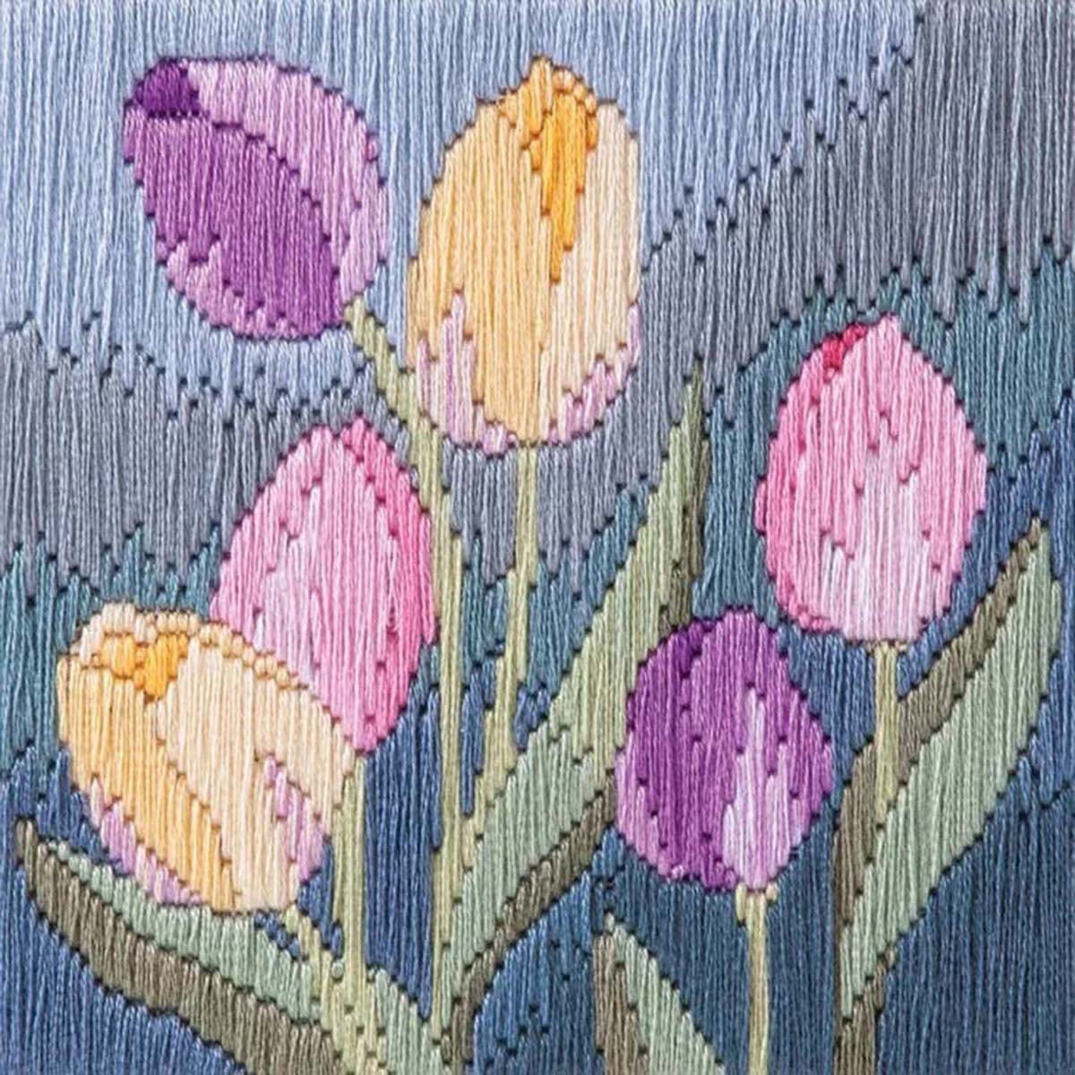 Bothy Threads Tulips Long Stitch Needlepoint Kit - Walmart.com