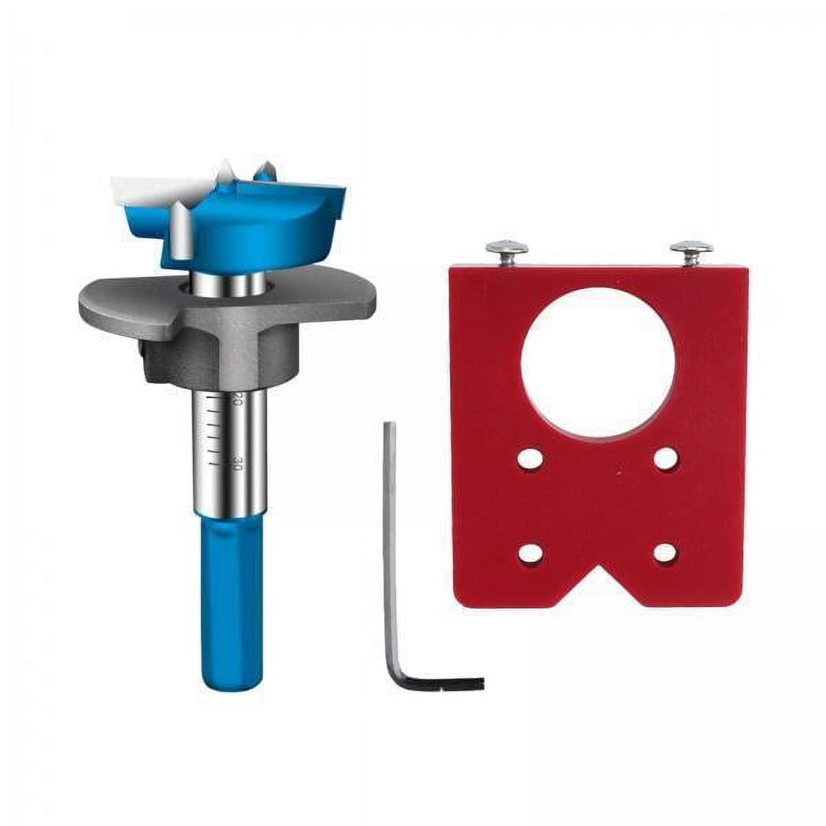 Bothyi 2x Drill Hole Router Jig Tools Hole Punch Locating Kits 35mm ...