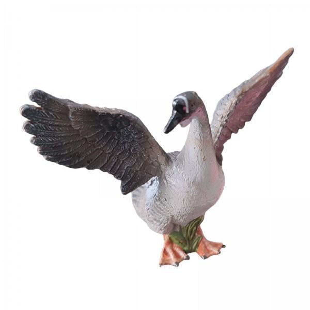 Bothyi 2x Goose Statue, Animal Figurine Garden Art, Miniature Sculpture ...