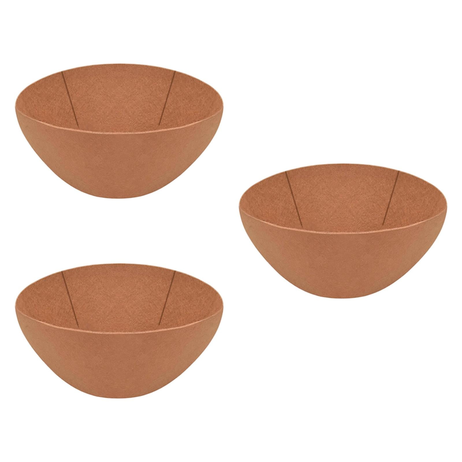 Bothyi 3 Pieces Felt Planter Basket Liners Flower Pot Liners Prevent ...