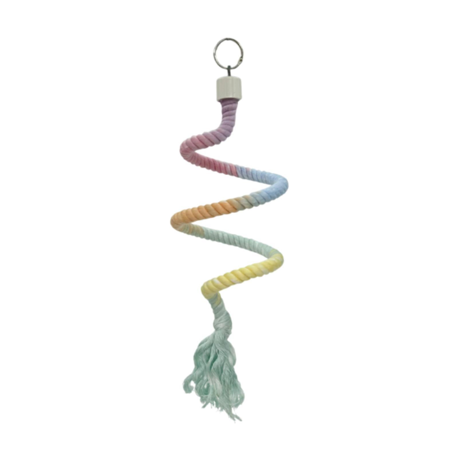 Bothyi Bird Rope Perch Hanging Parrot Stand for Budgies Small to ...