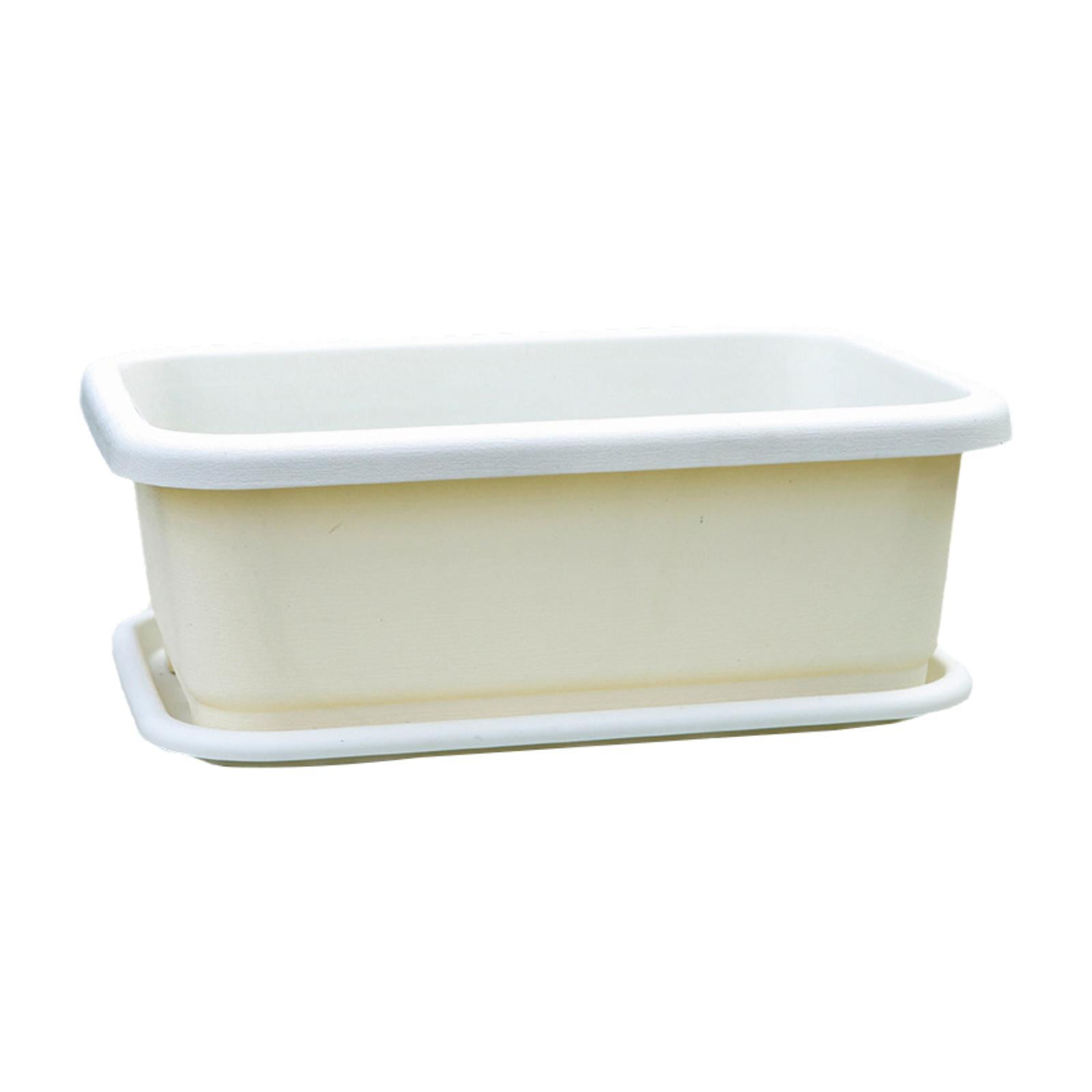 Bothyi Flower Pot Planter Box with Tray for Vegetables and Flowers ...