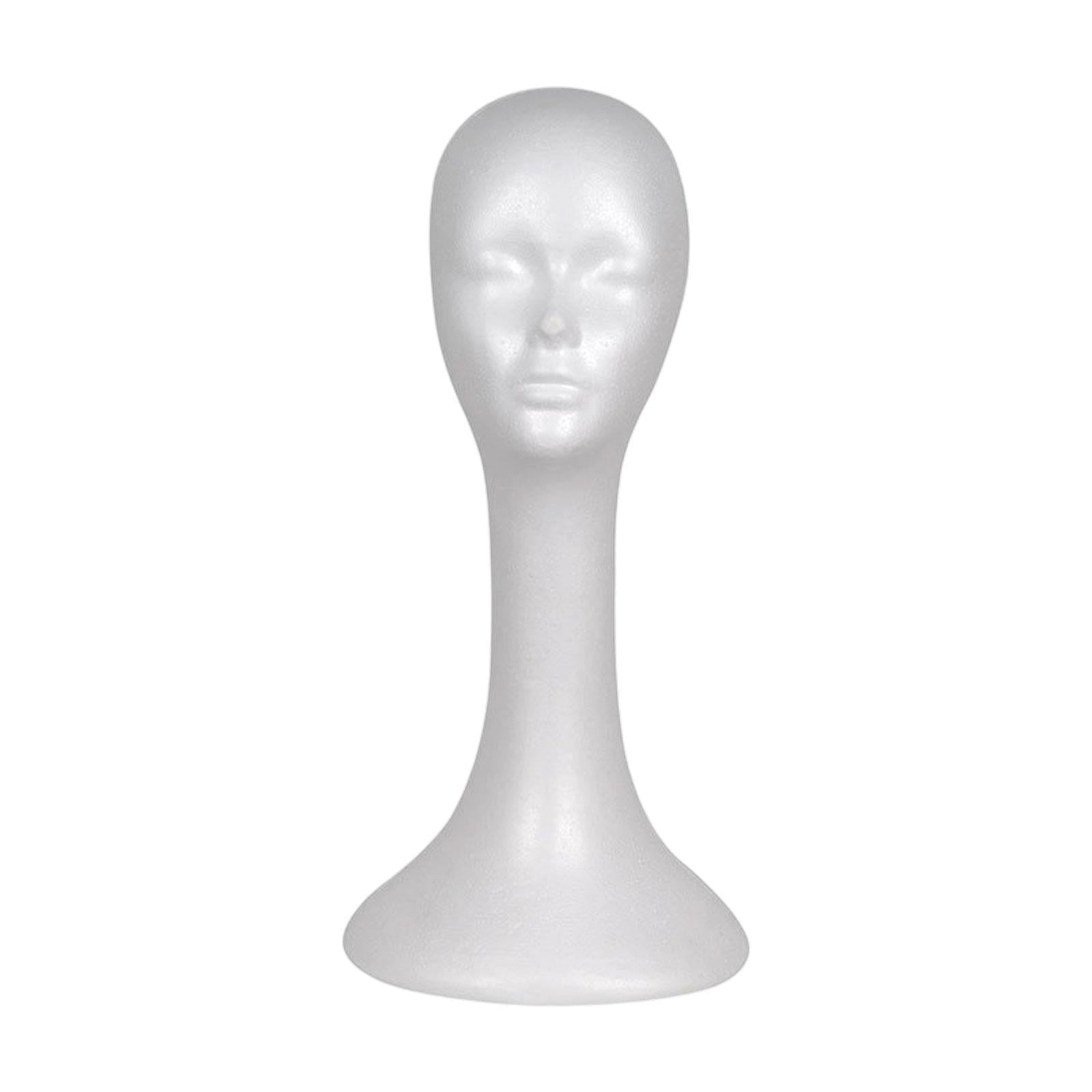 Bothyi Foam Mannequin Head Display Shopping Mall Manikin Head Hat Wig ...
