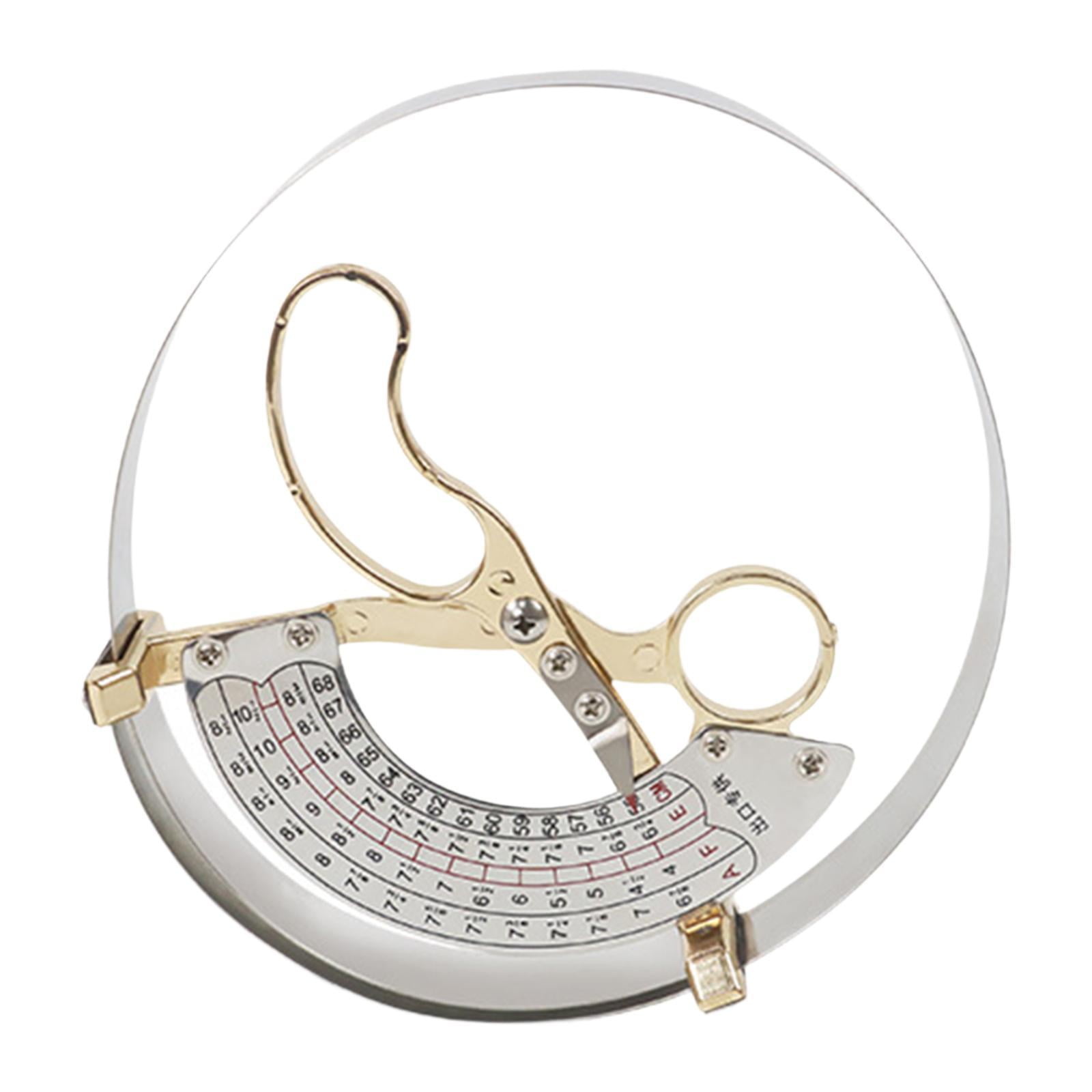 Bothyi Hat Ruler Stainless Steel Caliper Compact Practice Ruler Hat ...