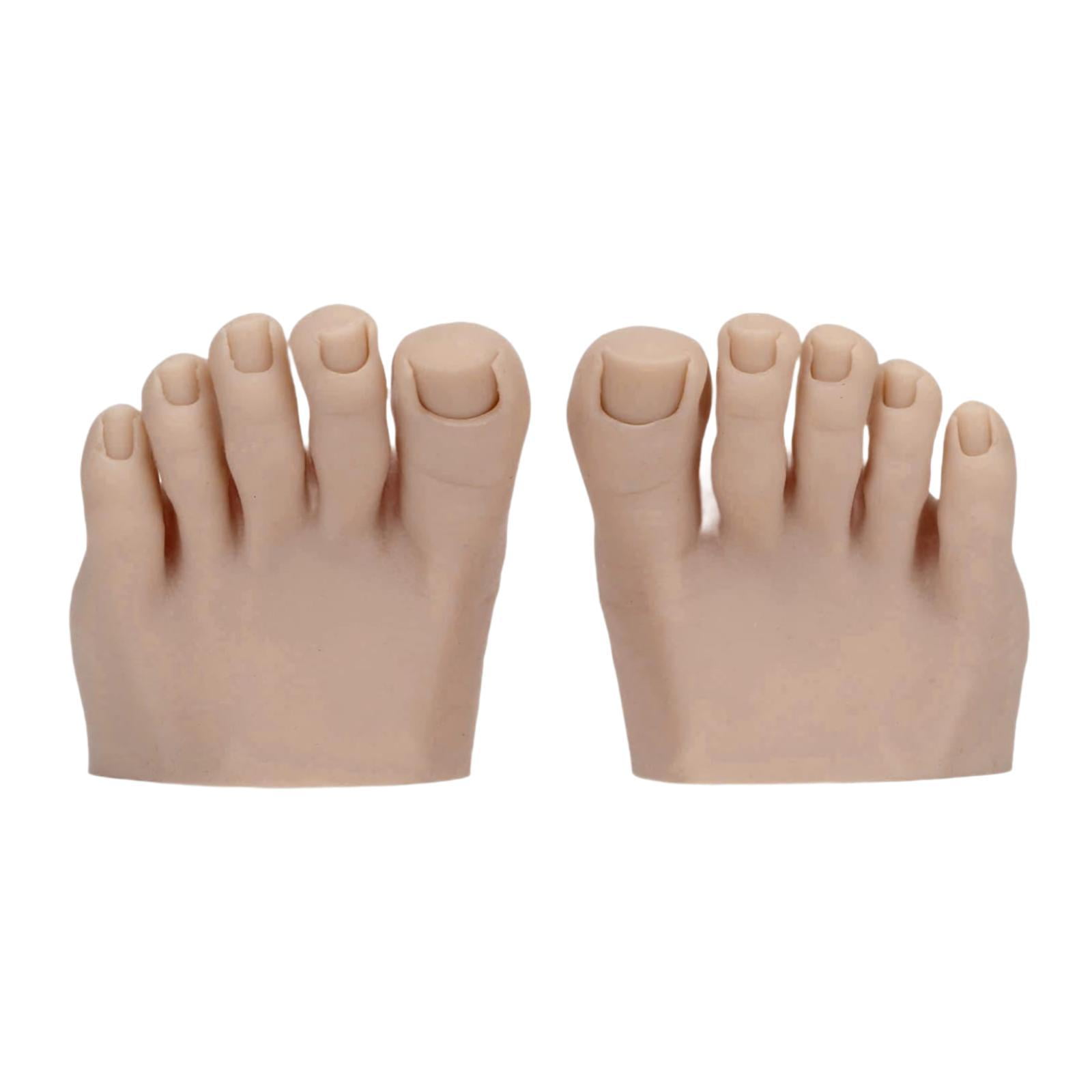Bothyi Practice Fake Foot Model Art Training Realistic Half Foot ...