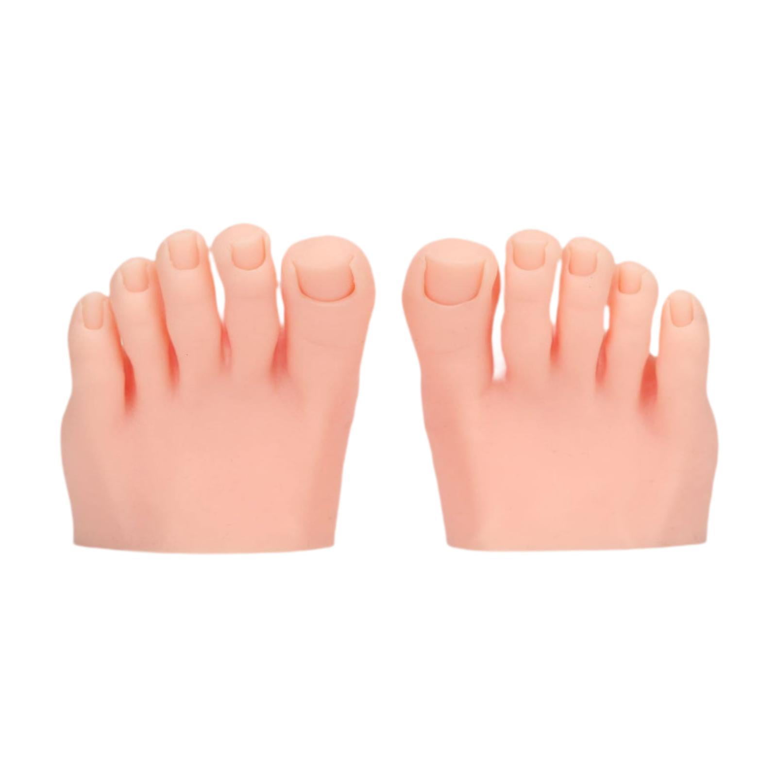 Bothyi Practice Fake Foot Model Art Training Realistic Half Foot ...