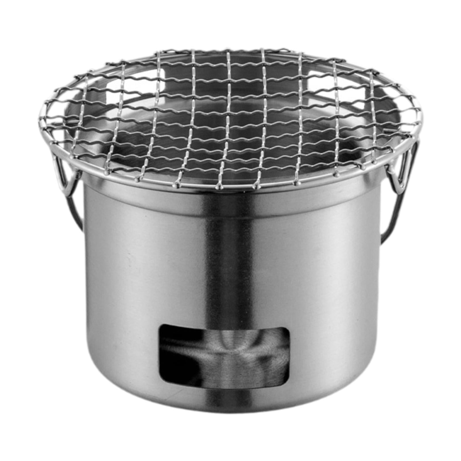 Bothyi Round Barbecue Grill Furnace Outdoor Grill for Backyard Beach ...