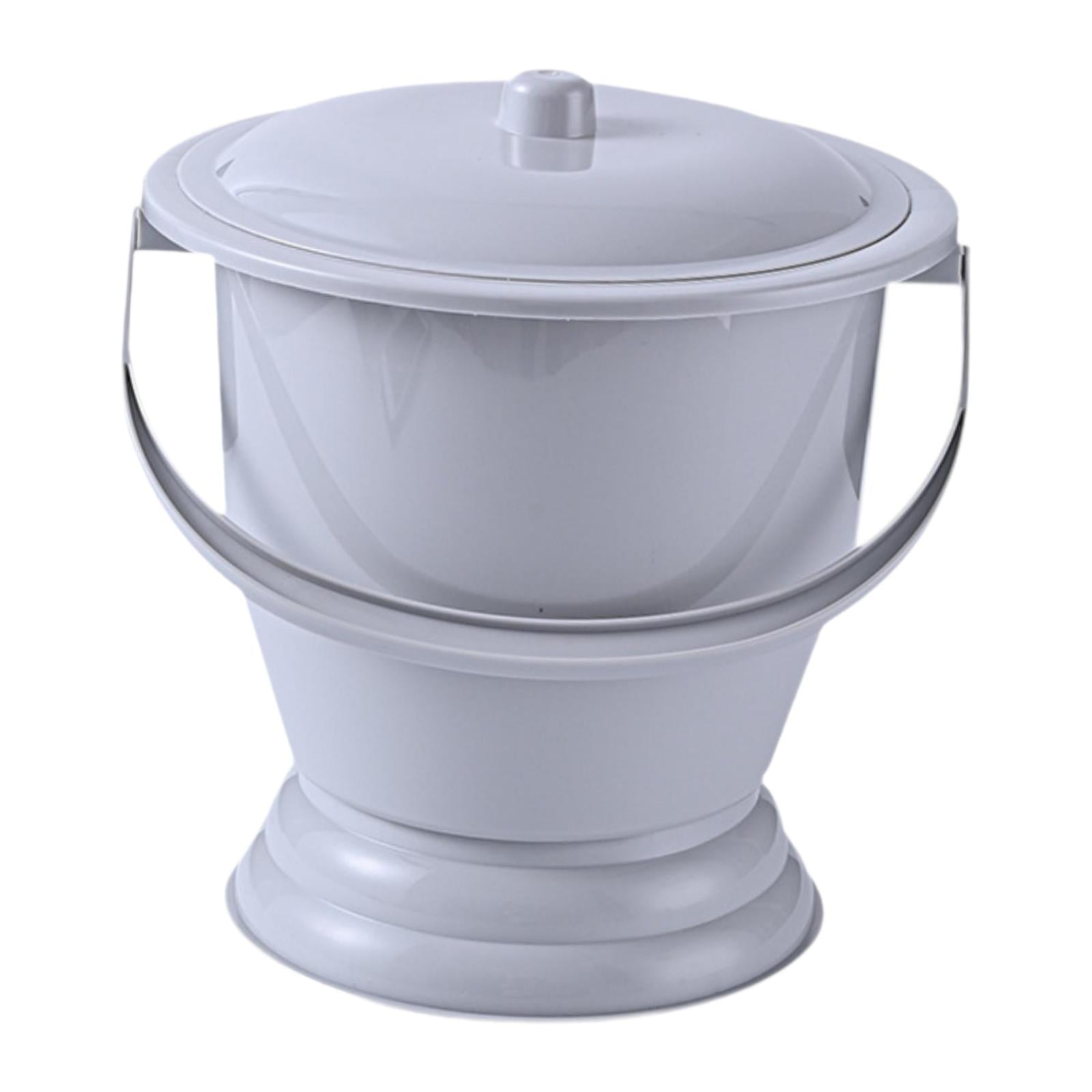 Bothyi Spittoon Urinal with Lid,Potty Urinal Bucket, Portable Bedpan ...
