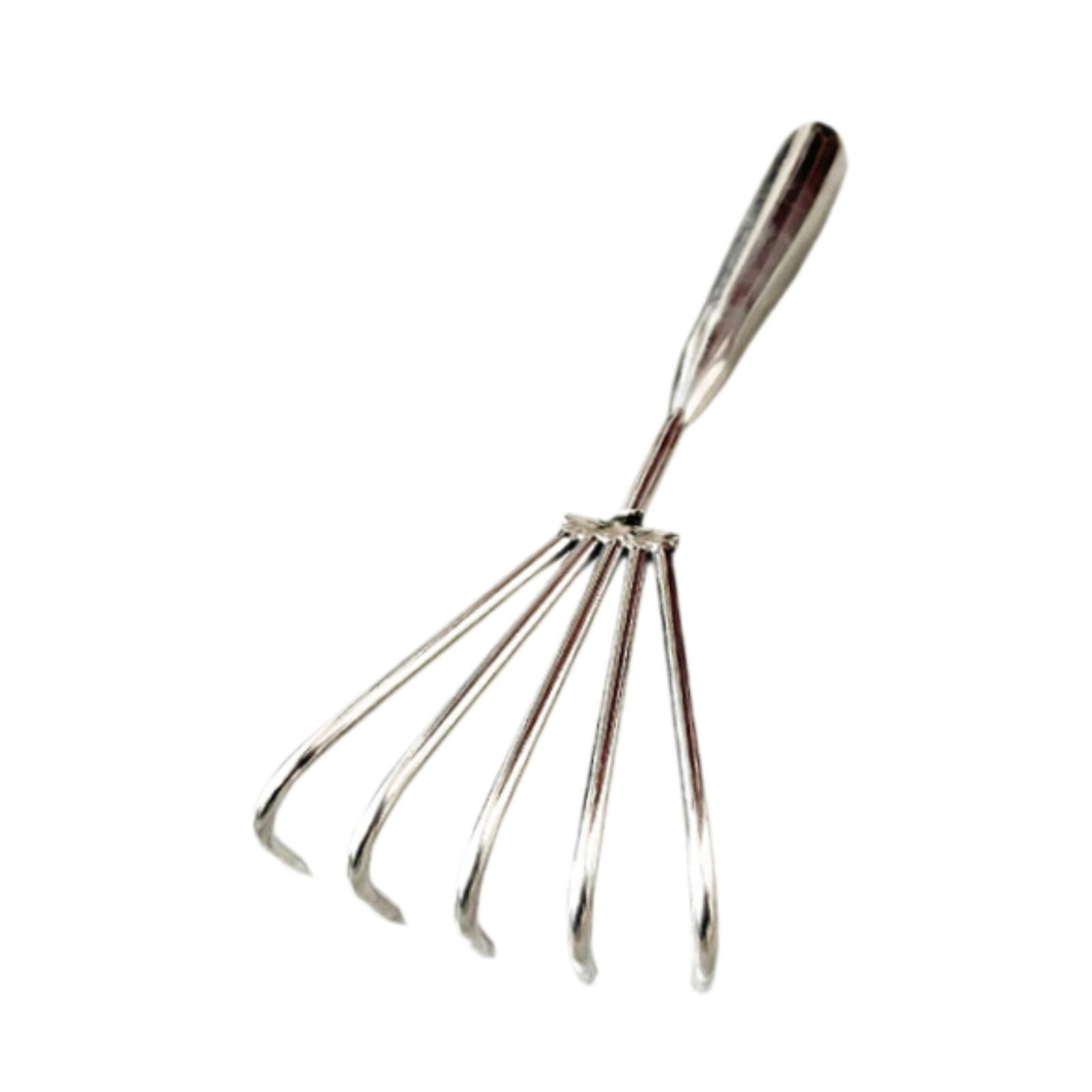 Bothyi Stainless Steel Claws Rake Multipurpose Comfortable Handle for ...