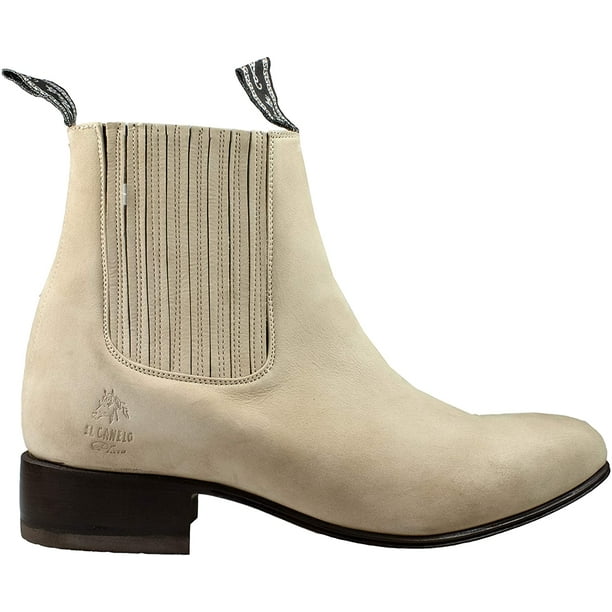Botin Charro for Men's Canelo Nobuck (229) Leather,Anckle boots ...