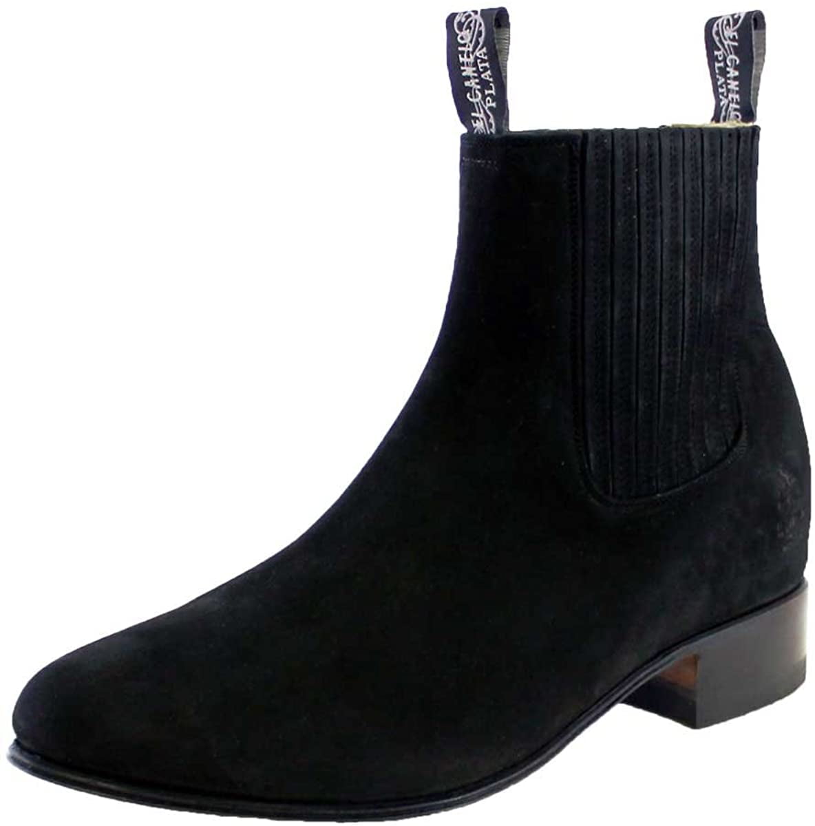 Botin Charro for Men's Canelo Nobuck (3663) Leather,Anckle boots ...