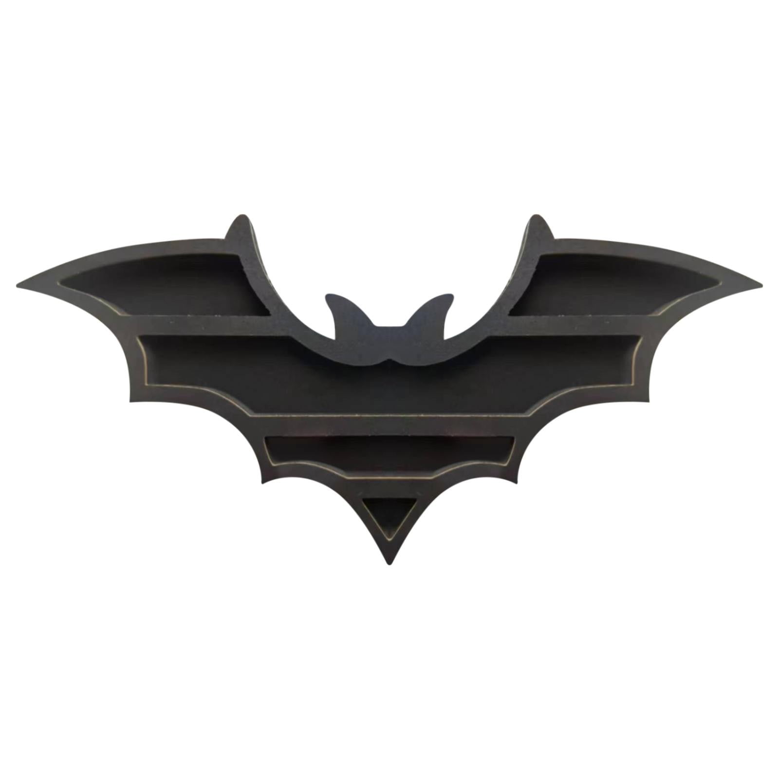 Botiniv Bat Wall Shelves Bat Floating Shelf Creepy Living Shelf With 2 ...