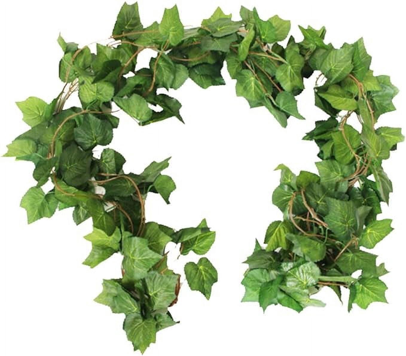 Botius 5 Pack 38 FT Artificial Autumn Silk Ivy Hanging Plants Fake ...