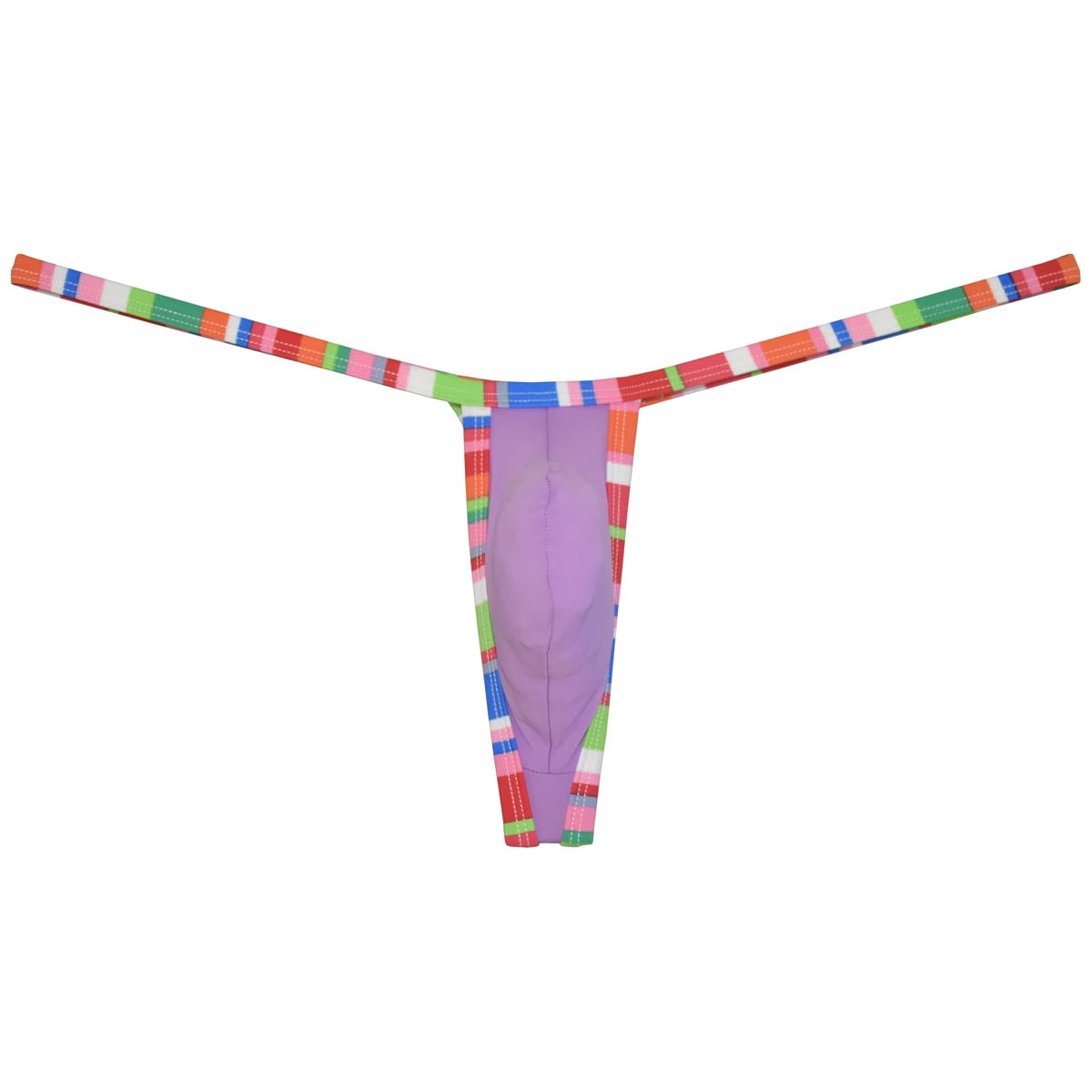 Botmois Leopard Bordered Men Underwear Soft & Thin Ice Silk Micro Thong ...