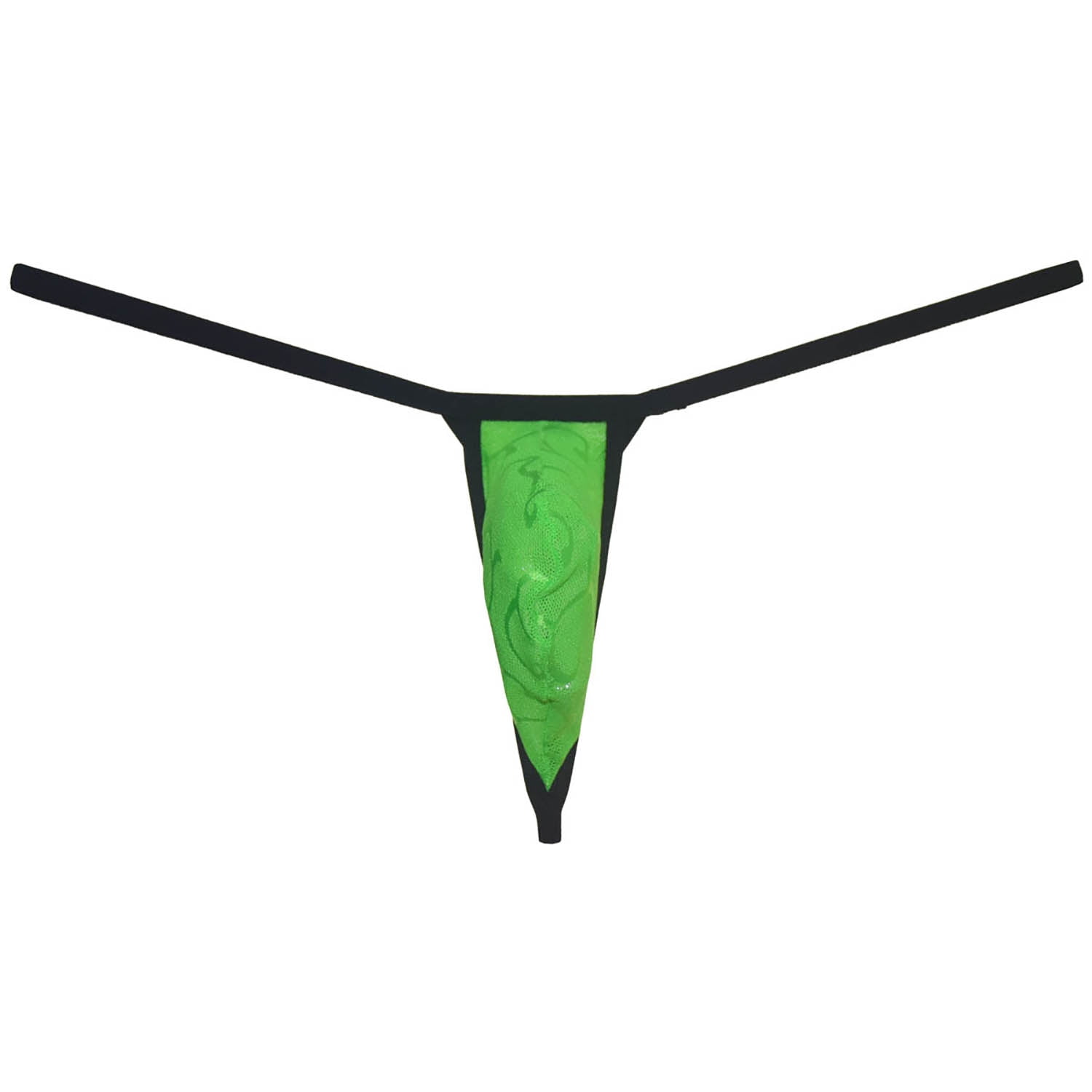Botmois Men See-through Minimal Coverage Underwear Micro String Thong ...