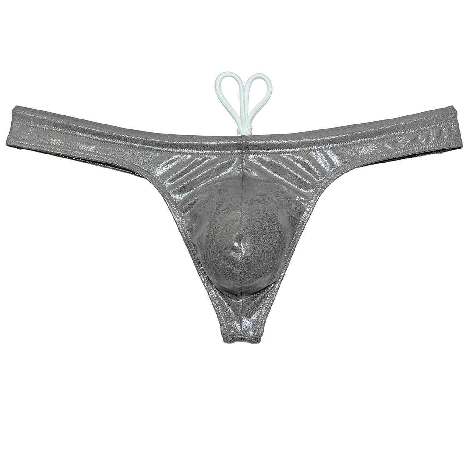 Botmois Men Shiny Swim Thong Tankini Guy Pouch Beach Sunbathing ...