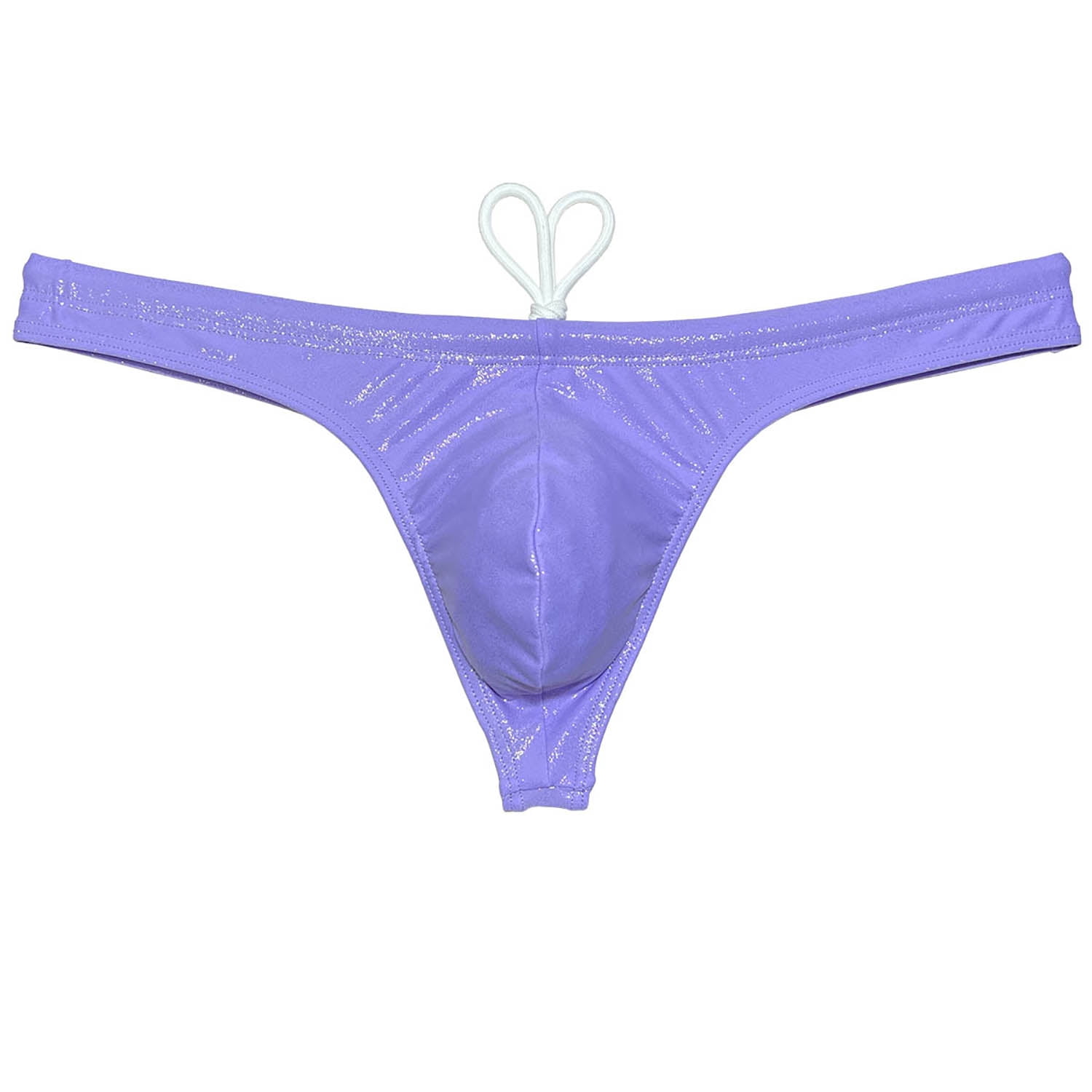 Botmois Men Shiny Swim Thong Tankini Guy Pouch Beach Sunbathing ...