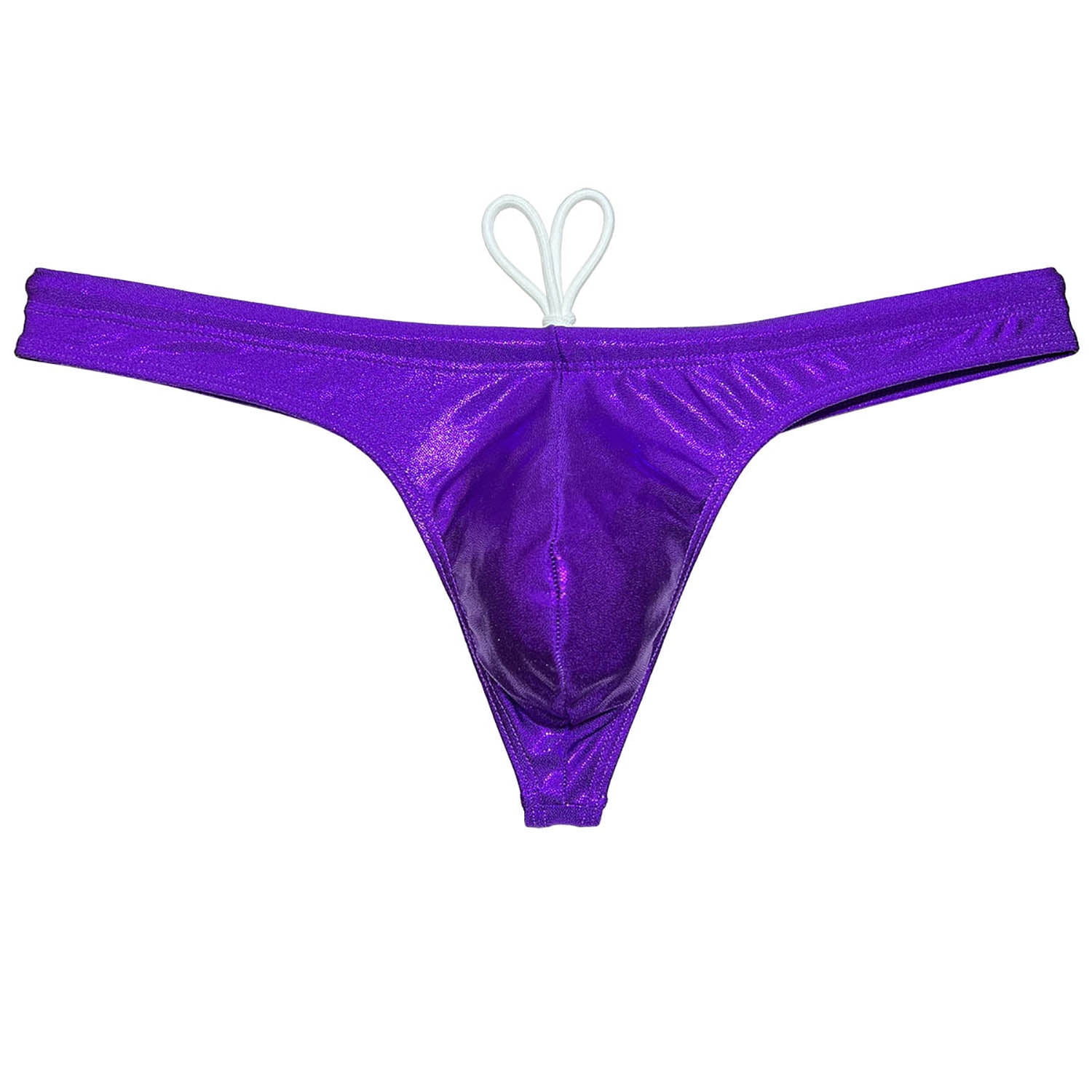 Botmois Men Shiny Swim Thong Tankini Guy Pouch Beach Sunbathing ...