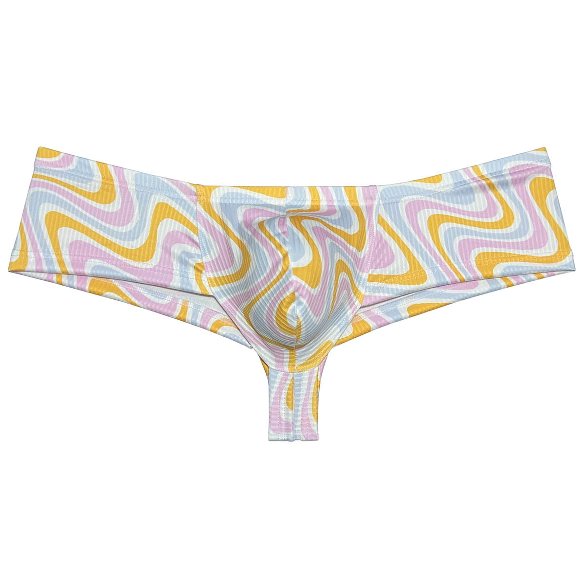 Botmois Men's Mini Boxer Briefs Soft Stretchy Thongs Comfortable Bikini ...