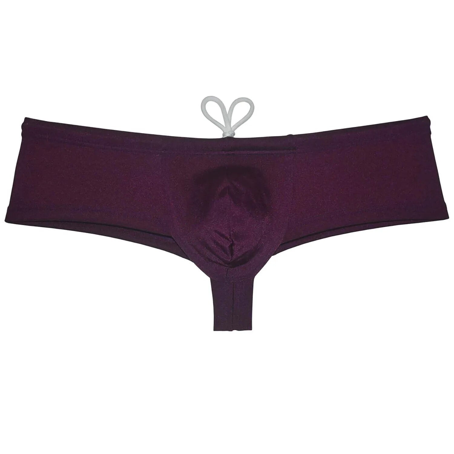 Botmois Men's Solid Swim Briefs Sexy Bikini Swimsuit Thong Drawstring ...