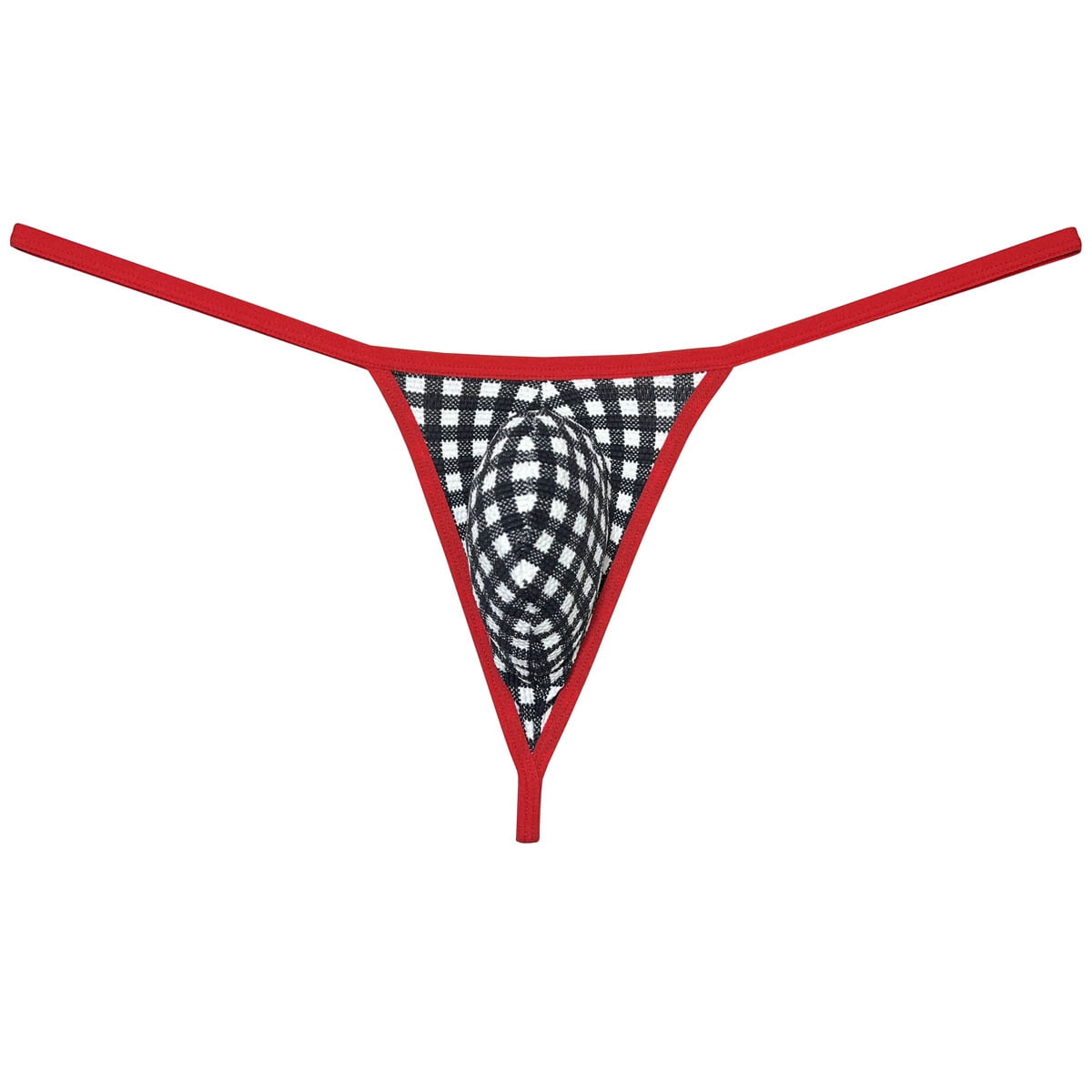 Botmois Men's Thongs Low-rise Soft Mini Tangas Contrast Color Bikini ...