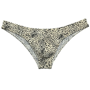 Botmois Men's Thongs Mini Bikini Briefs Soft Low-rise G-String ...