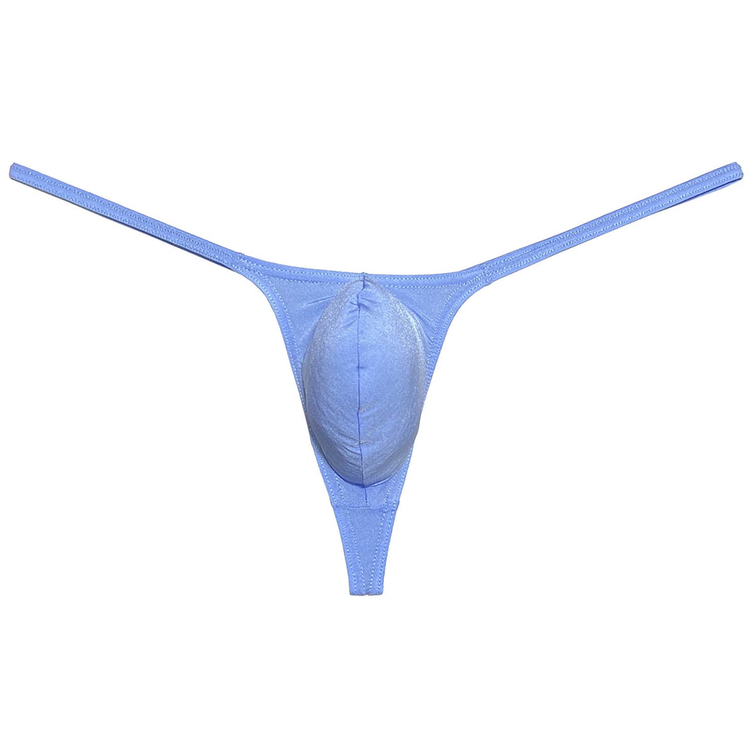 Botmois Mens Minimum Coverage T-back Pouch Enhancing Thong Shiny Bikini ...