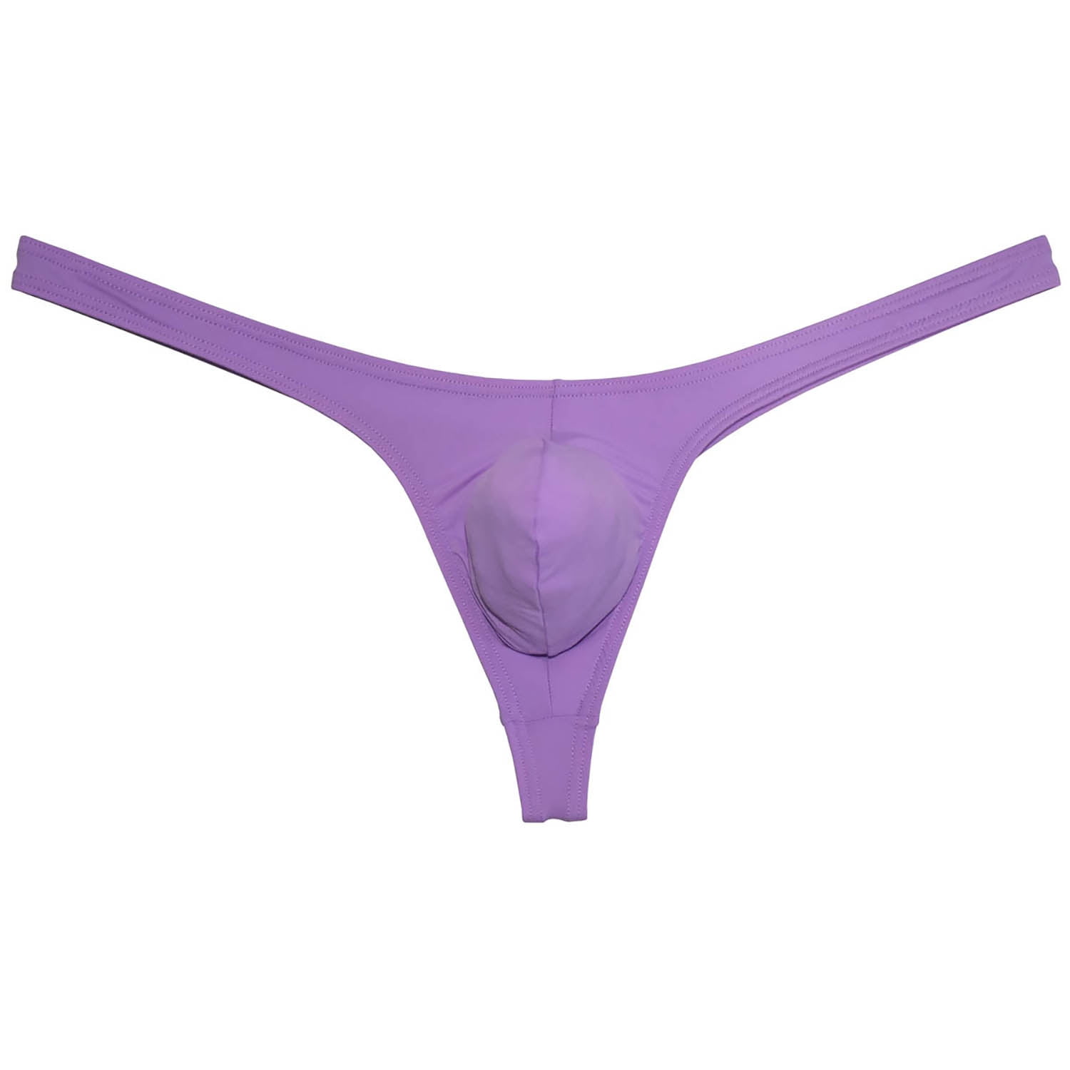 Botmois Mens Solid Thiny Ice Silk Bikini G-string Male Cheeky T Panties ...