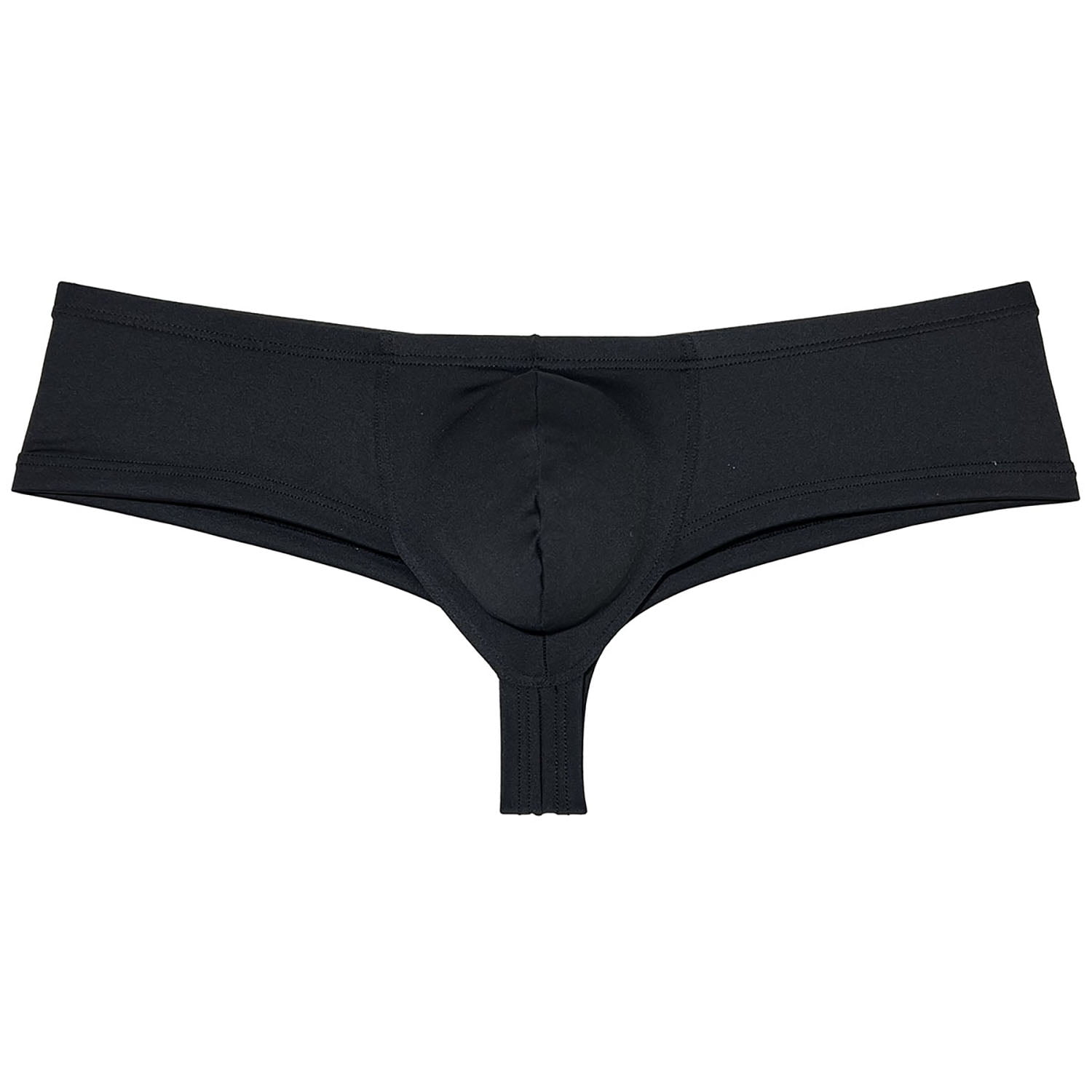 Botmois Solid Spandex Mens Cheeky Panties Hipster Half Hip Coverage ...