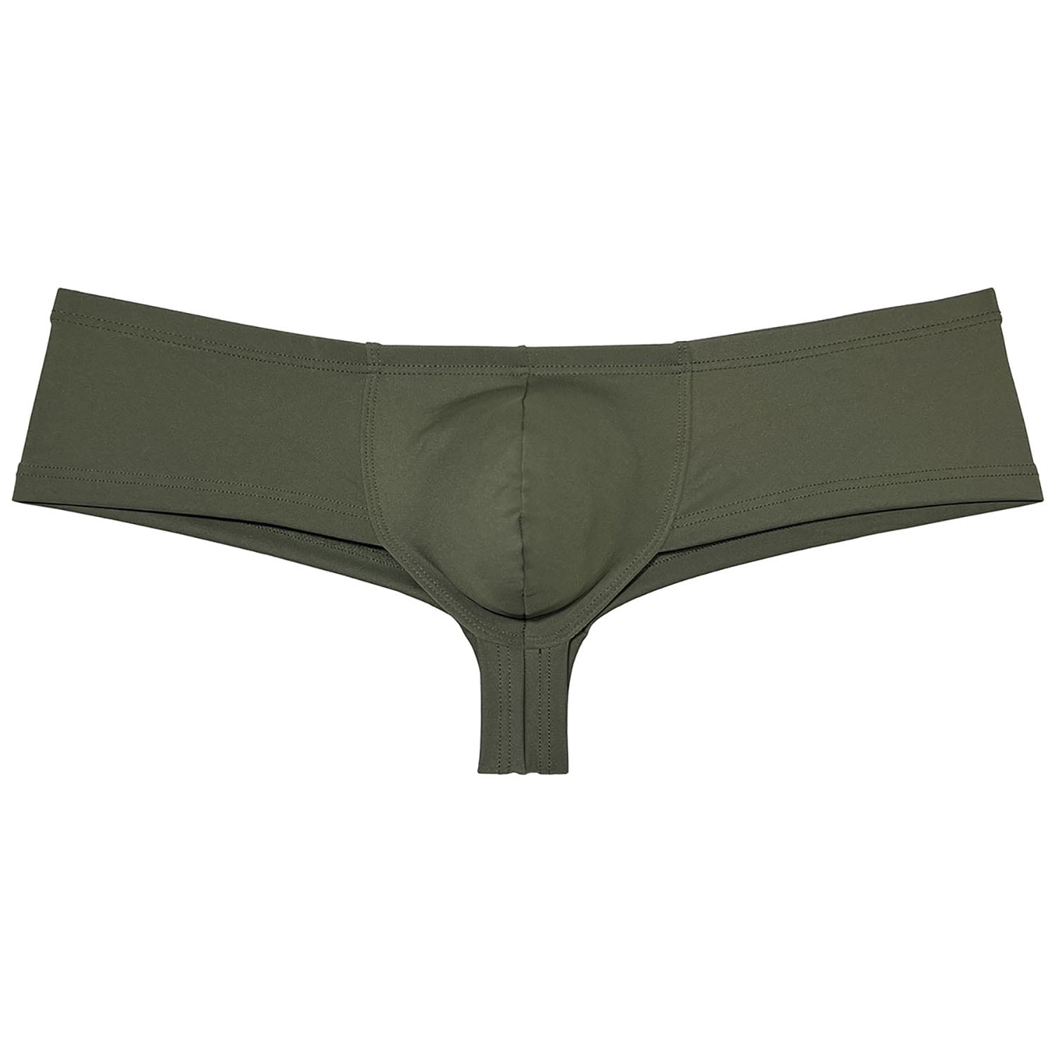 Botmois Solid Spandex Mens Cheeky Panties Hipster Half Hip Coverage ...